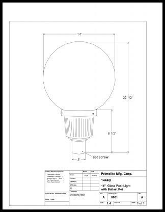 Polyethylene Cube Post Light - Primelite Manufacturing