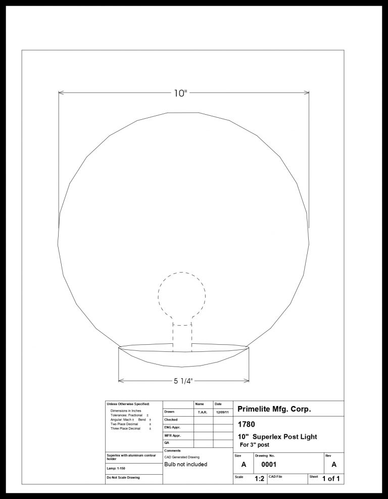 SuperLex Post Light - Primelite Manufacturing