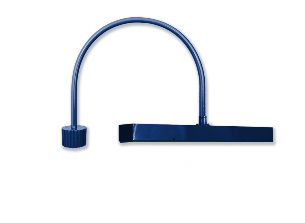 2′ LED Linear Sign Light on Loop Arm Post Mount - Primelite Manufacturing