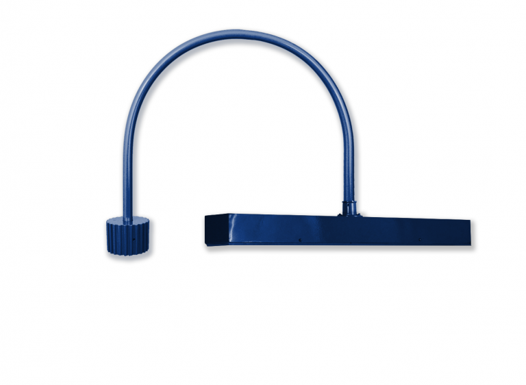 2′ LED Linear Sign Light on Loop Arm Post Mount - Primelite Manufacturing