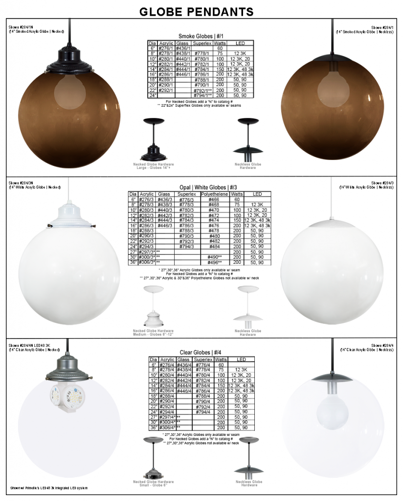 Globe Light - Primelite Manufacturing