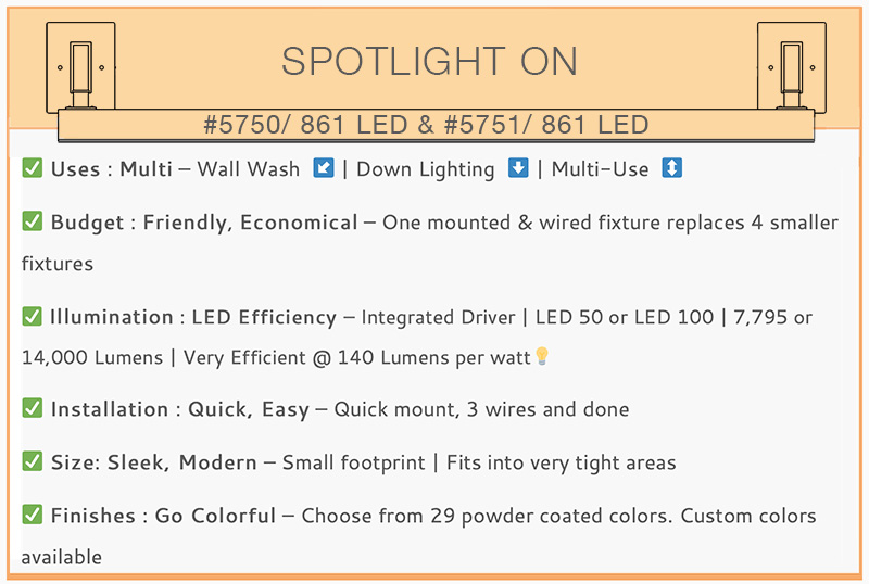 Spotlight On: Linear Lights #5750/861 LED & #5751/861 LED - Primelite ...