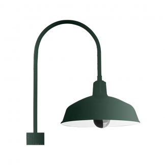 RLM Warehouse Gooseneck Post Mount - Primelite Manufacturing