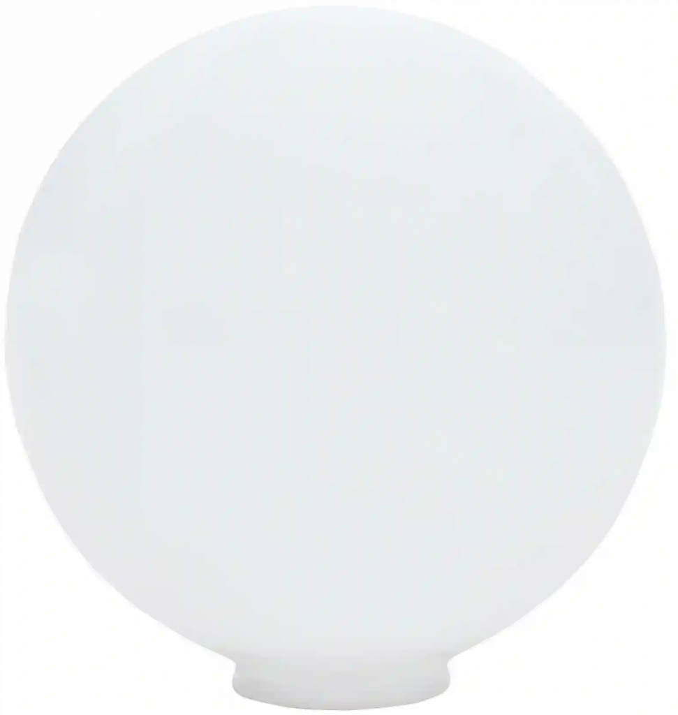 Necked White Acrylic Globes - Primelite Manufacturing
